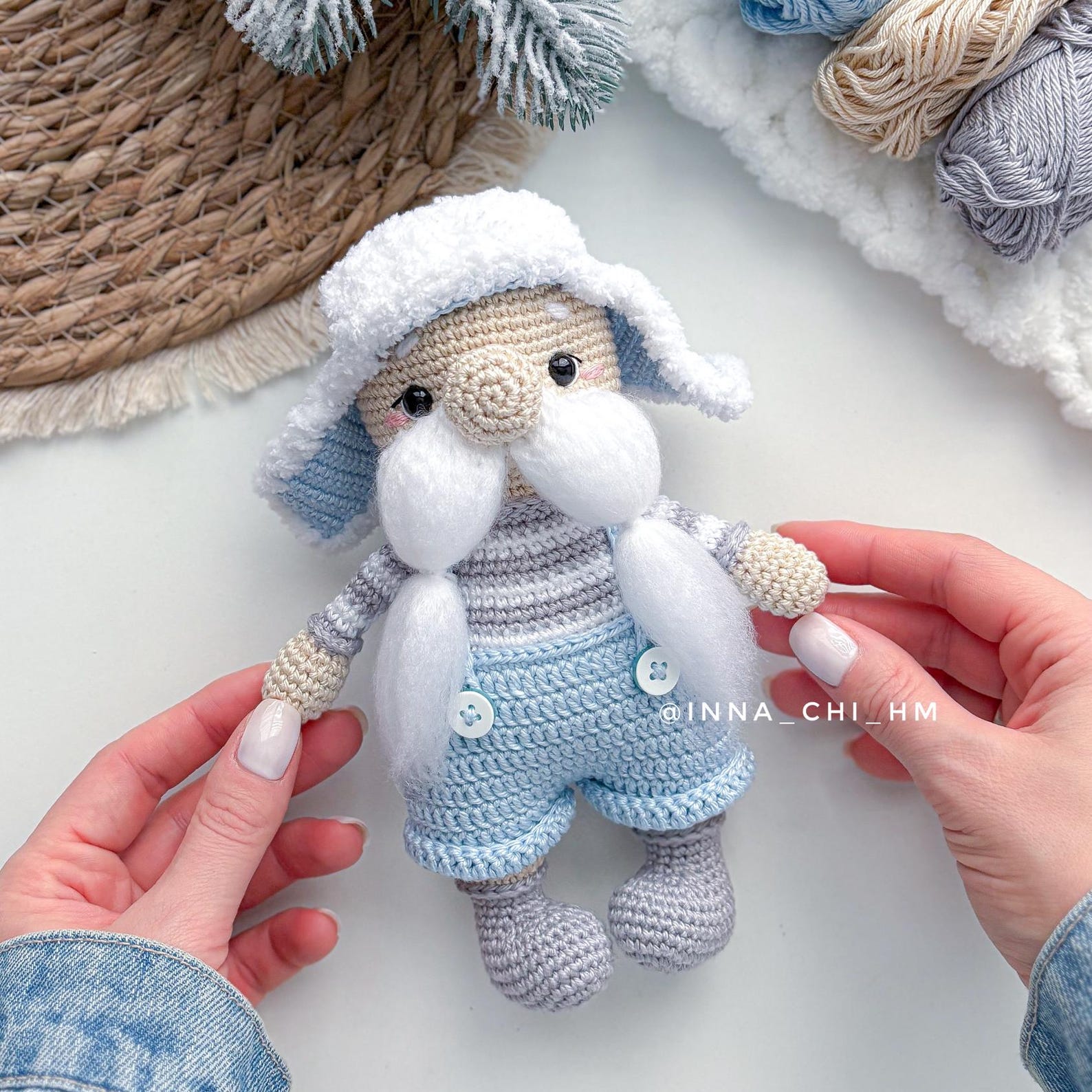 Amigurumi Gnome Crochet Pattern: Bastian the Gnome (PDF Tutorial) - Etsy