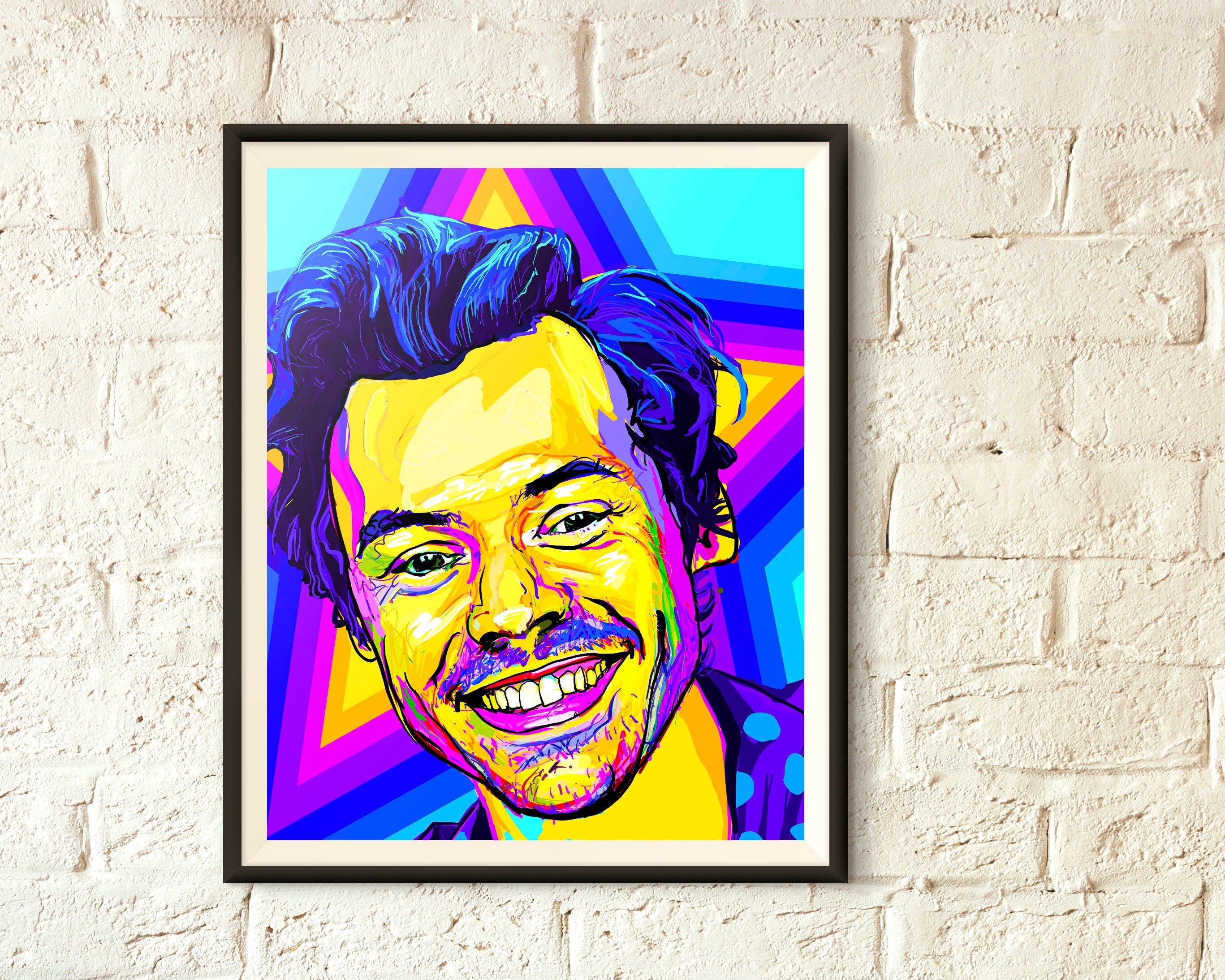 How To Draw Harry Styles Pop Art