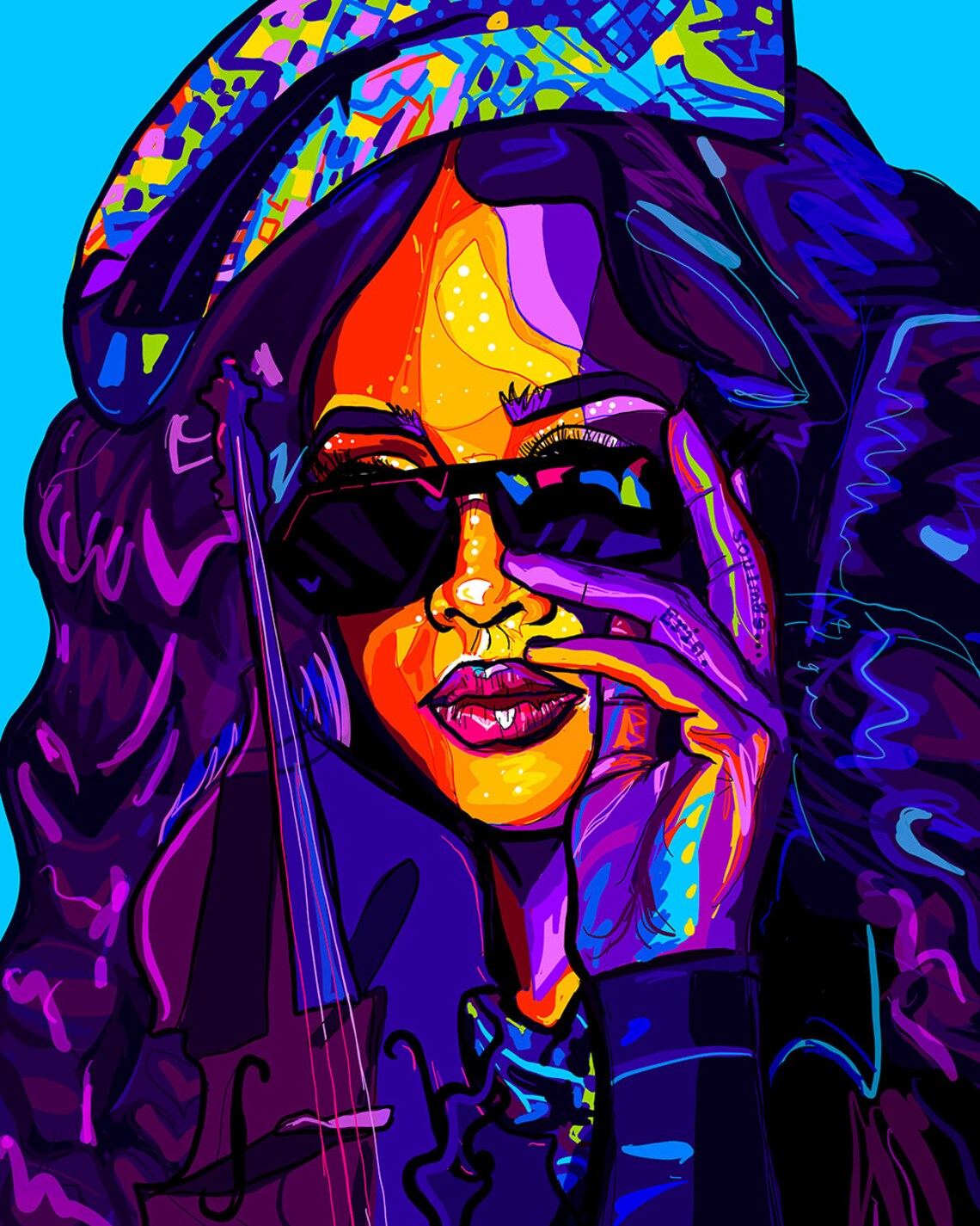 H.E.R. Poster Print, Pop Art, Wall Art, Home Decor Gifts, Feminist Art ...