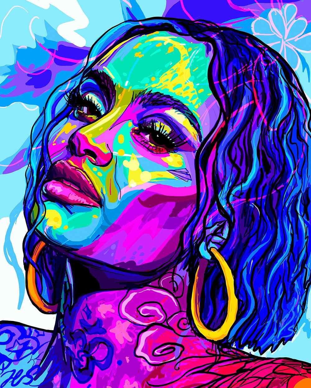 Kehlani Poster Print Pop Art Wall Art Home Decor Gifts Fan - Etsy France