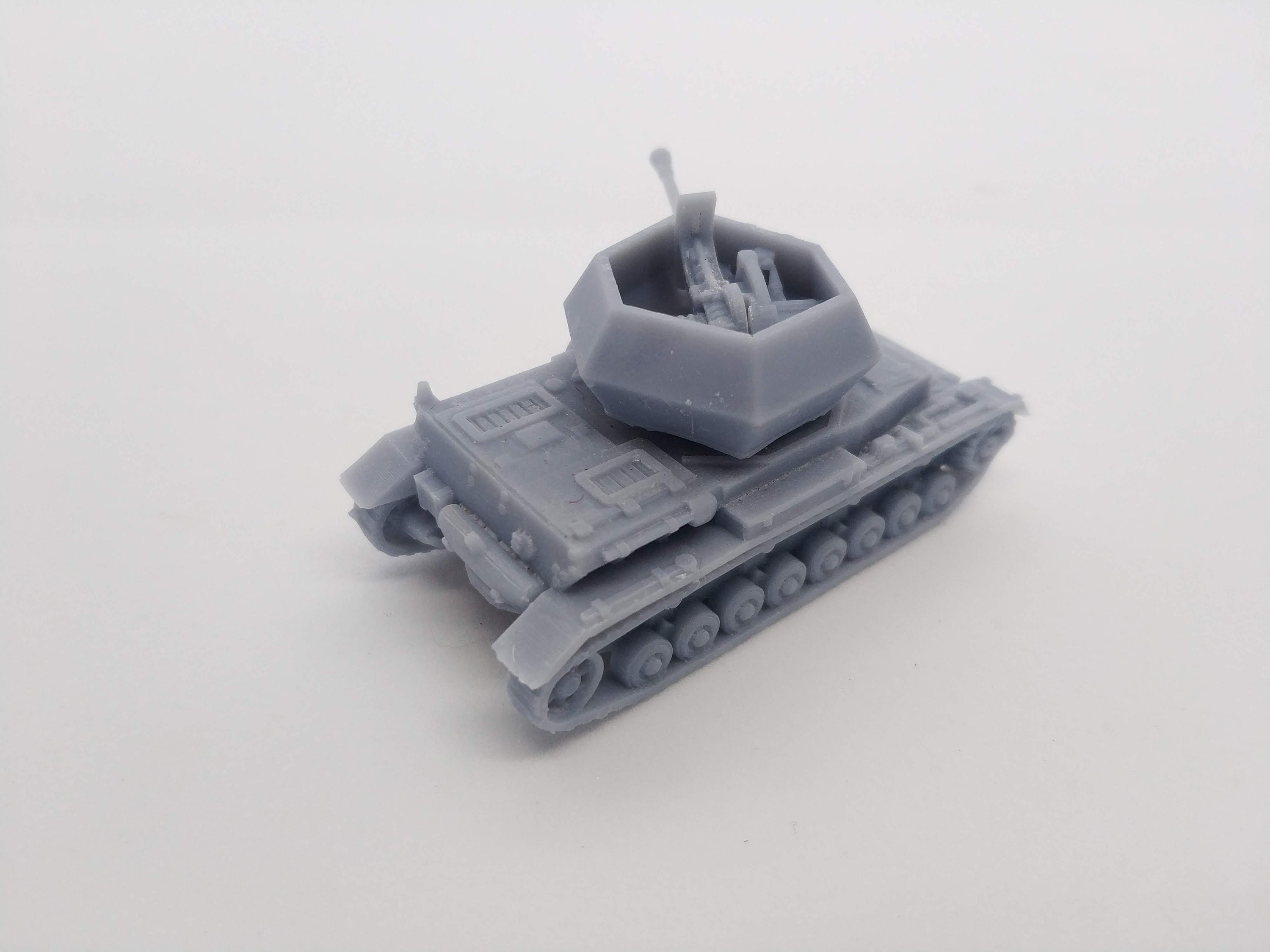 German Flakpanzer IV Ostwind Tank Model WWII 1/48 1/72 1/87 1/100 1/144 ...