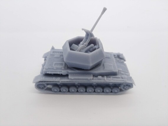 German Flakpanzer IV Ostwind Tank Model WWII 1/48 1/72 1/87 - Etsy