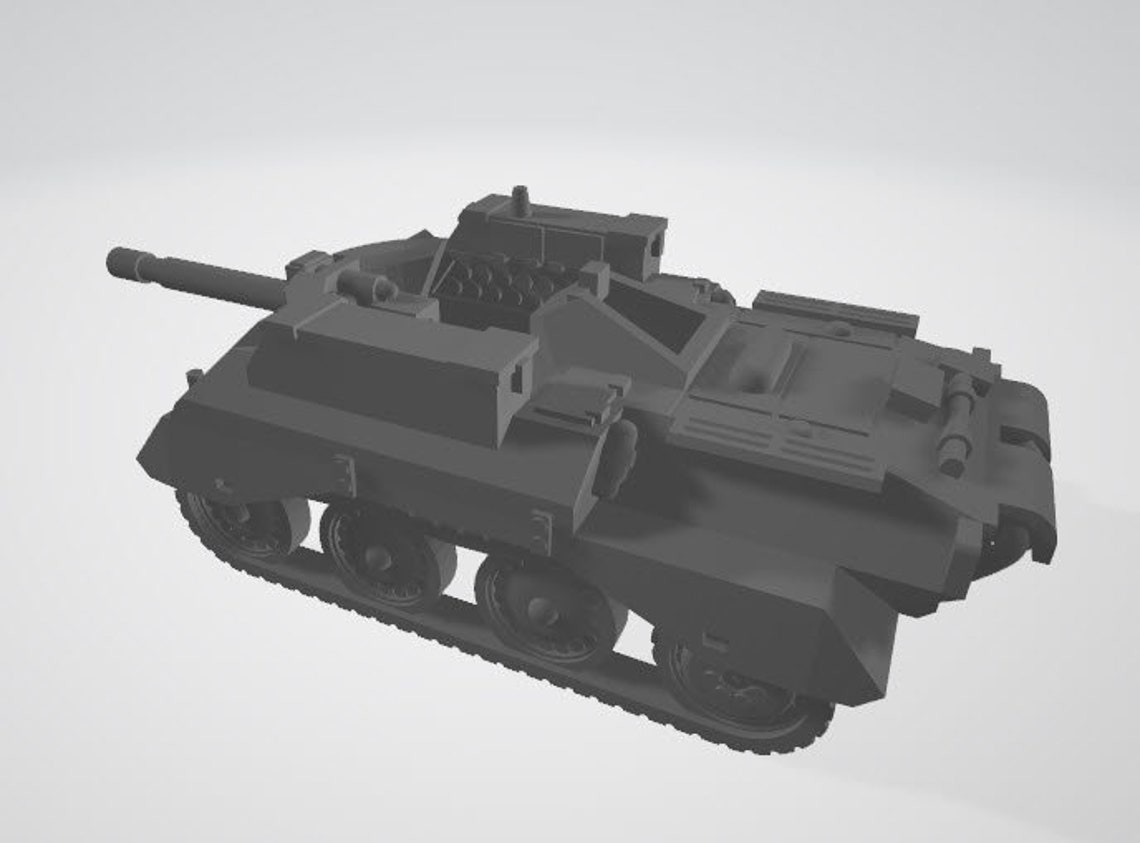 British Alecto Tank Model 1/32 1/48 1/72 1/87 1/100 1/144 1/200 Scale ...