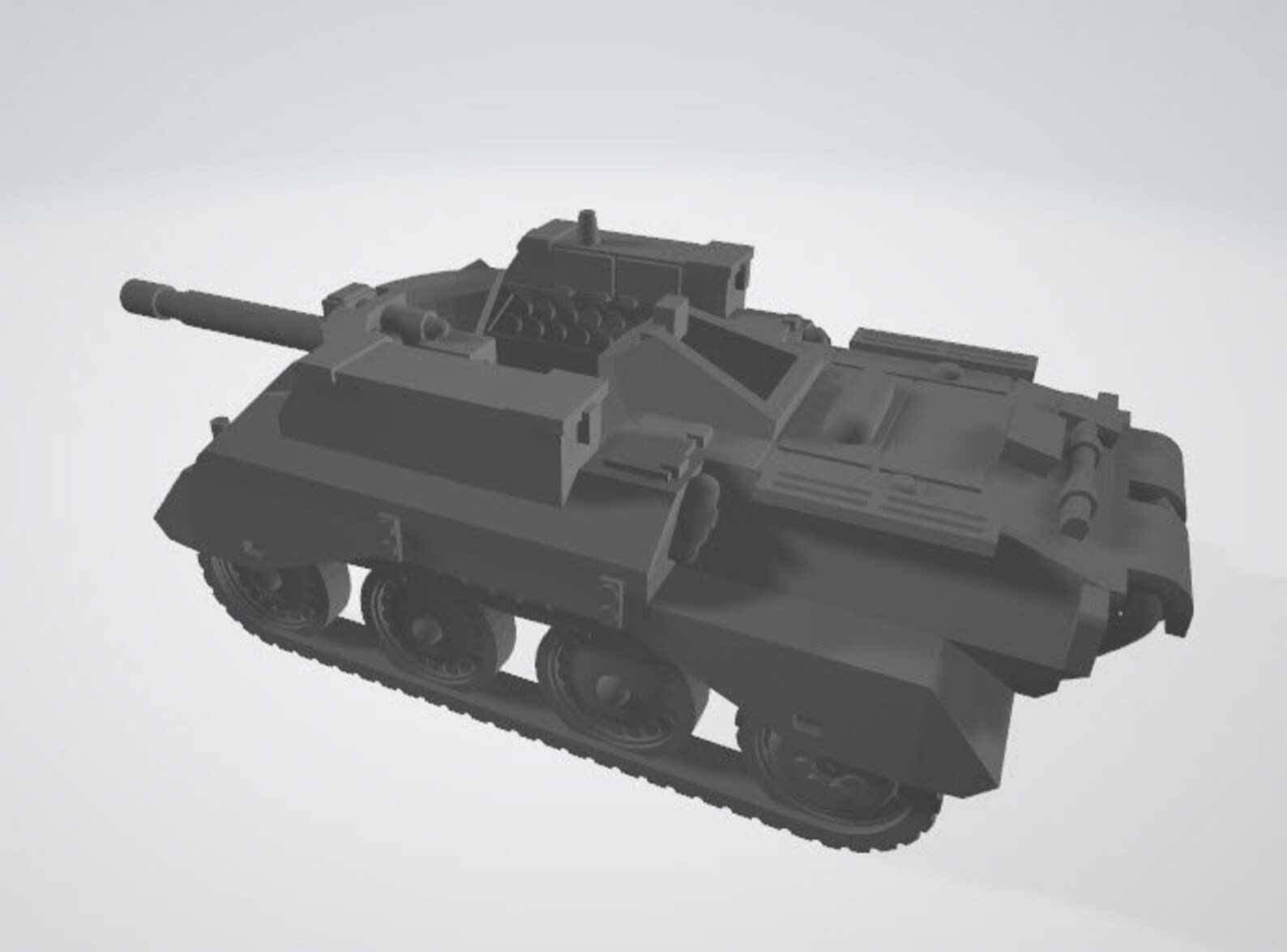 British Alecto Tank Model 1/32 1/48 1/72 1/87 1/100 1/144 1/200 Scale ...