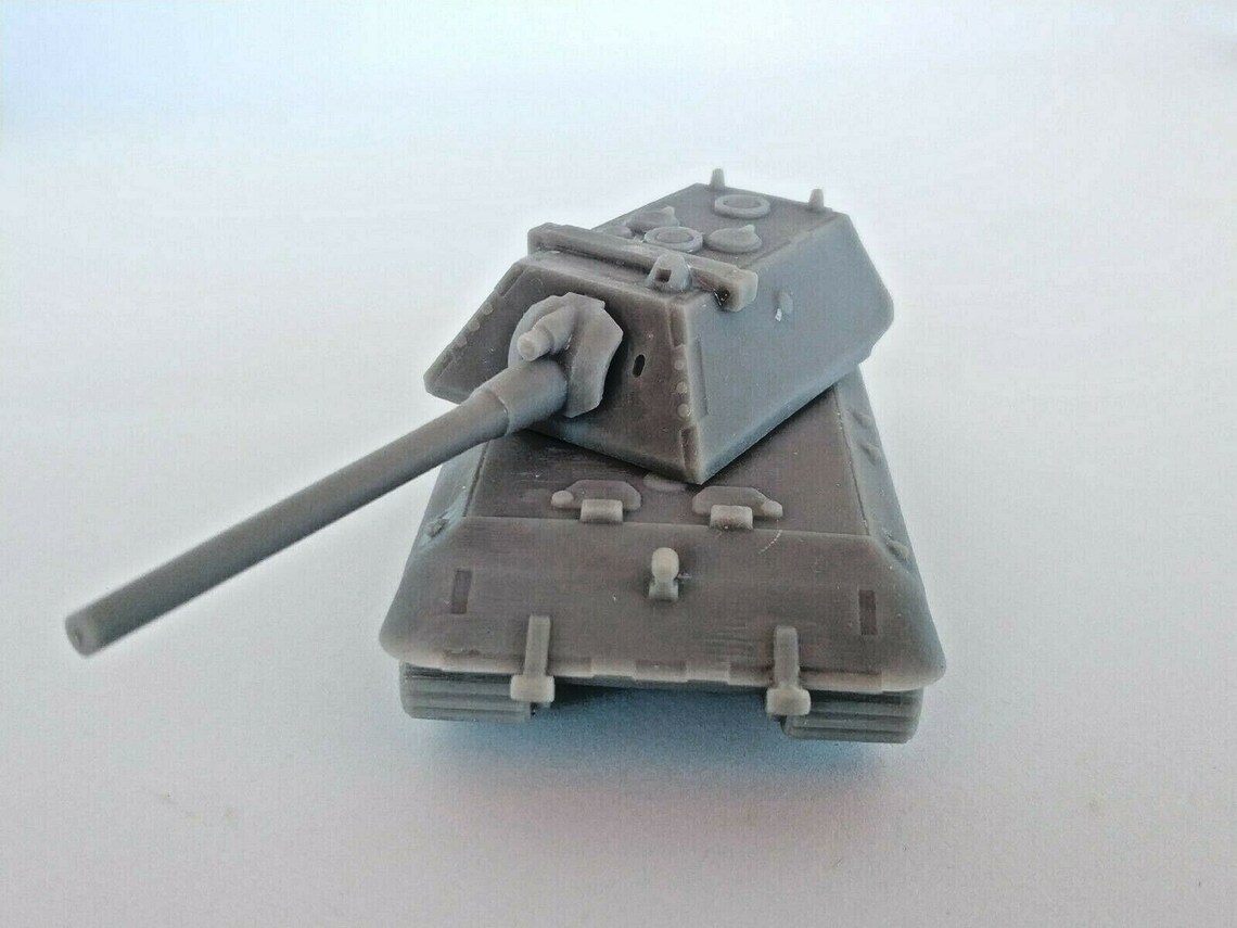 German E-100 Tank Model WWII 1/72 1/87 1/100 1/144 1/200 Scale Bolt ...