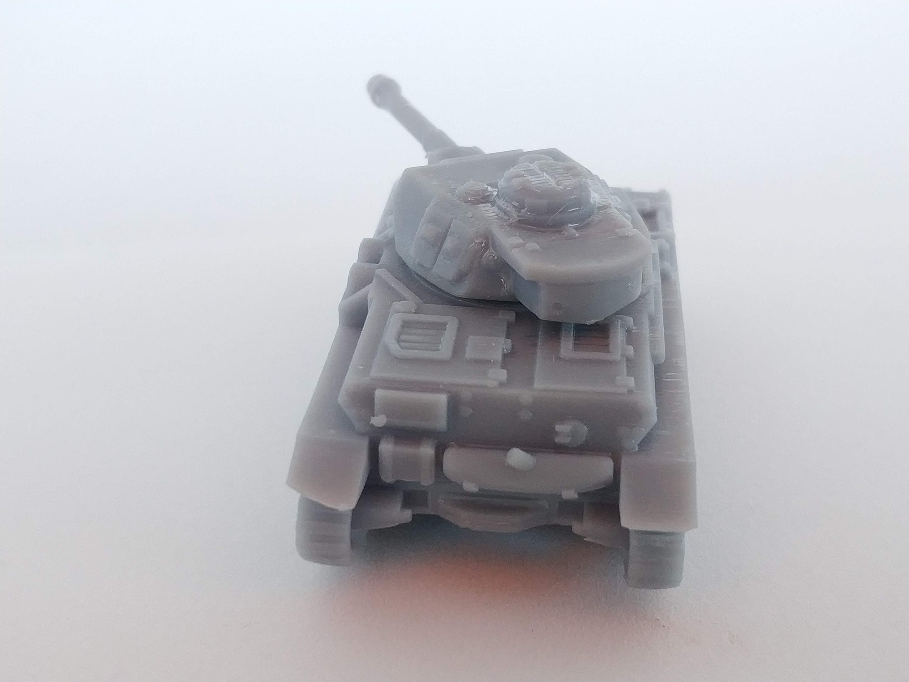 German Panzer IV Tank Model WWII 1/48 1/72 1/87 1/100 1/144 1/200 Scale ...