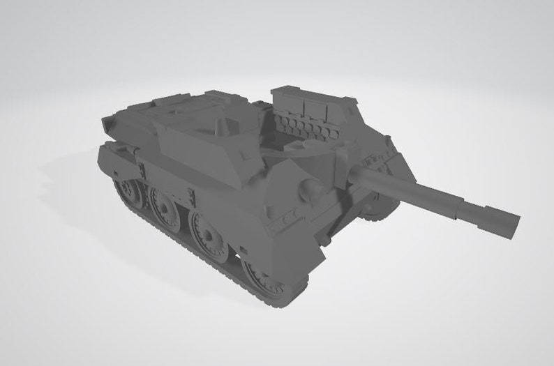 British Alecto Tank Model 1/32 1/48 1/72 1/87 1/100 1/144 1/200 Scale ...