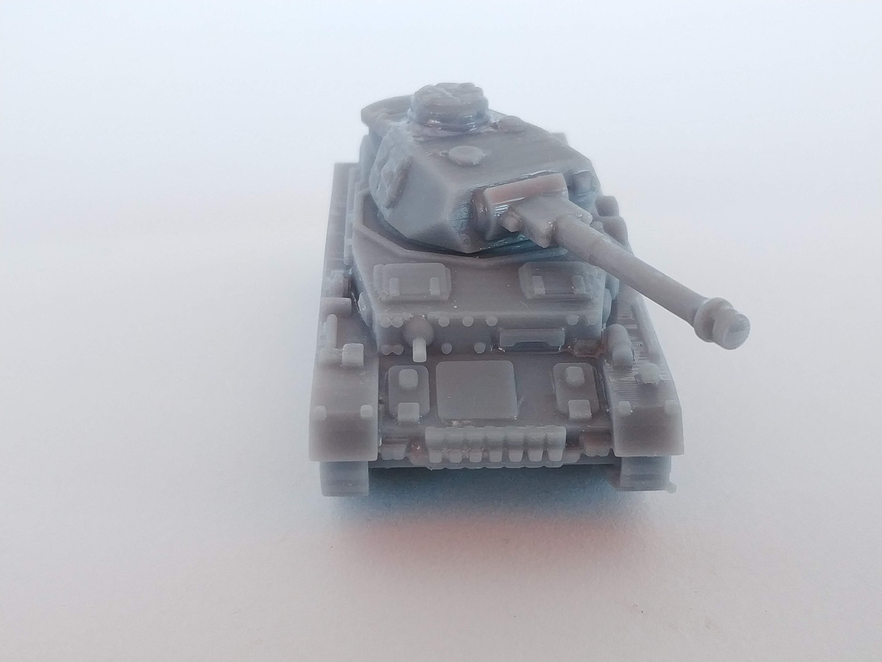 German Panzer IV Tank Model WWII 1/48 1/72 1/87 1/100 1/144 1/200 Scale ...
