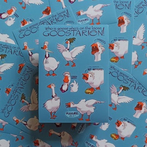 BG3 Goostarion Vinyl Stickerpack Baldurs Gate Astarion Goose Waterproof ...