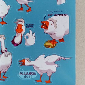 BG3 Goostarion Vinyl Stickerpack Baldurs Gate Astarion Goose Waterproof ...