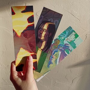 MOOSE Bookmark Illustrated Bookmarks Cozy Art Cute Bookmark Matte ...