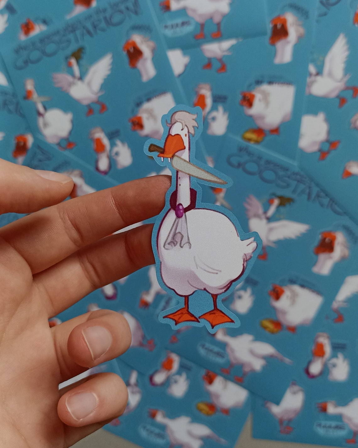 BG3 Goostarion Vinyl Stickerpack Baldurs Gate Astarion Goose Waterproof ...