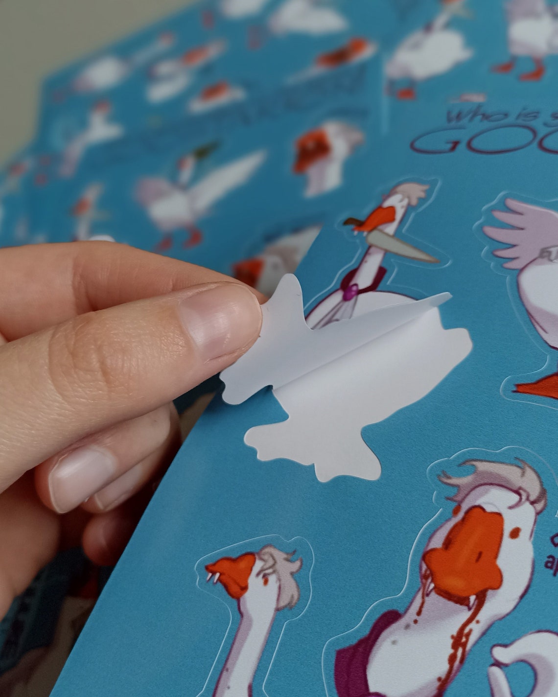 BG3 Goostarion Vinyl Stickerpack Baldurs Gate Astarion Goose Waterproof ...