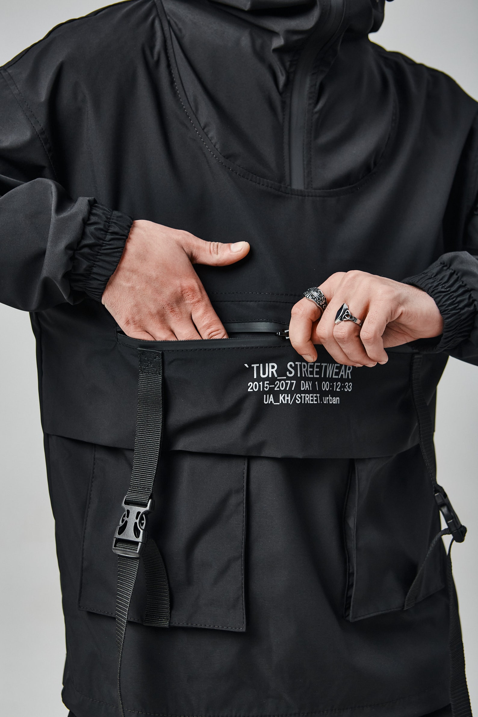 Black Jacket Techwear Cybergoth Gothic Jacket Monogram - Etsy