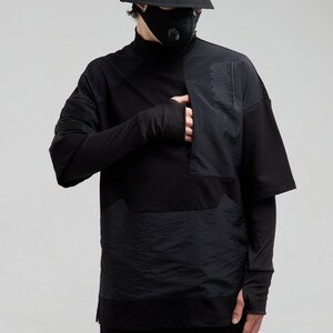 Techwear, Longsleeve, Futuristic Clothing, Cybergoth, Japanese ...