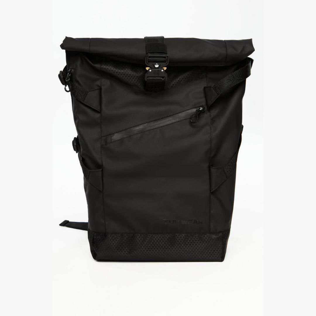 Rolltop Backpack | Techwear Laptop Compartment With Metal Buckle ...