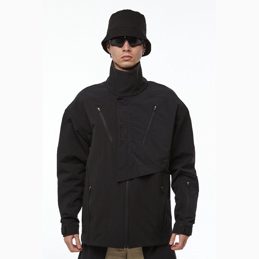 Techwear Ronin Jacket, Cyberpunk Tactical Coat, Urban Samurai Outerwear ...