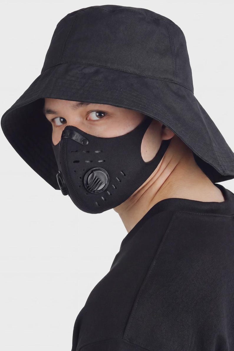 Urban Samurai Black Bucket Hat, Techwear Alternative Boonie Gear ...