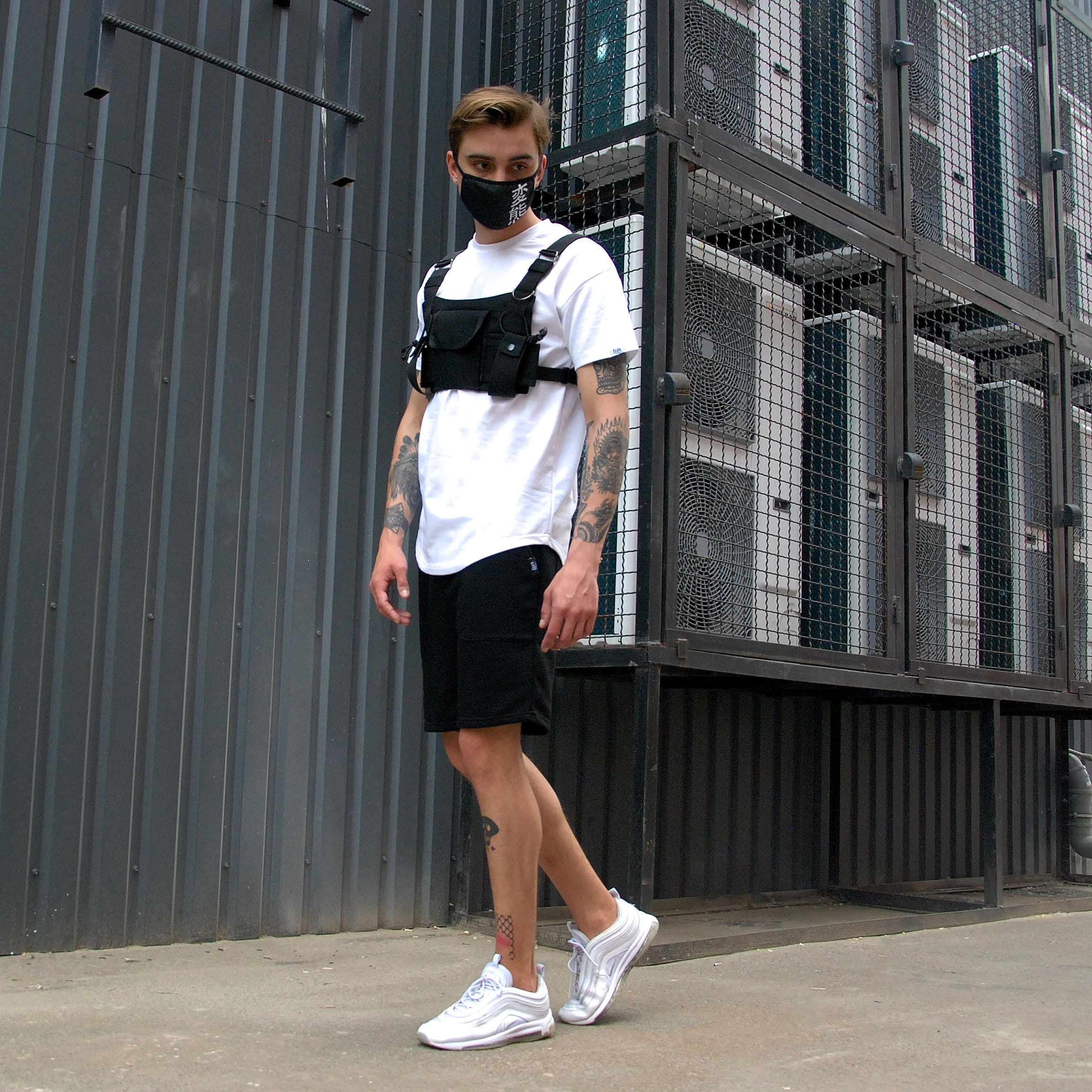 Techwear chest rig chest rig bag cargo vest hunting vest | Etsy