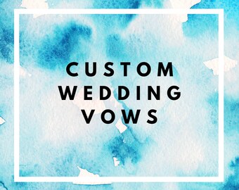 I Do Wedding Vows - Etsy