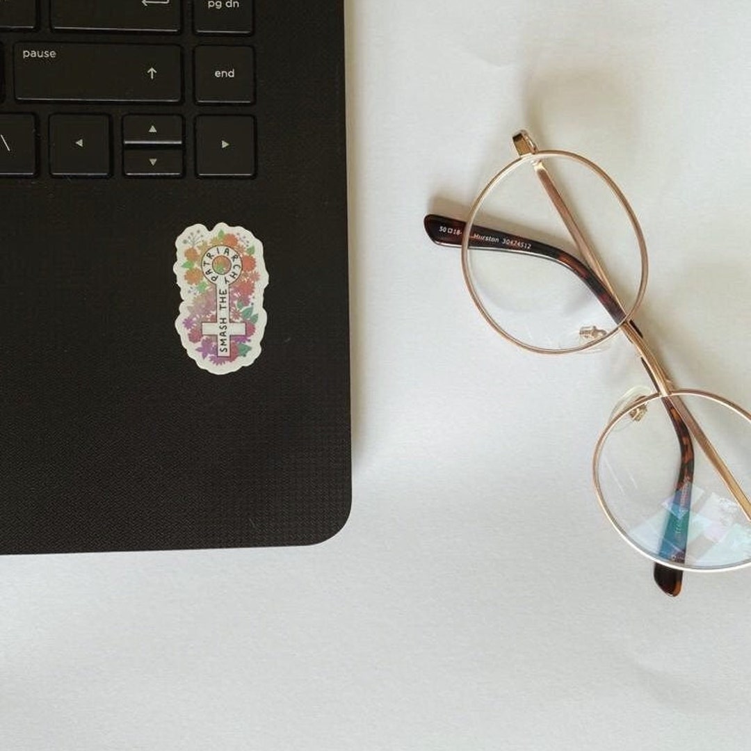 Holographic Smash the Patriarchy Laptop Sticker - Etsy