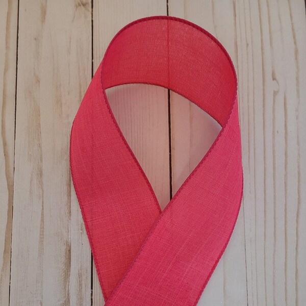 Hot Pink Ribbon - Etsy