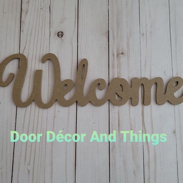 Wooden Welcome Sign - Etsy