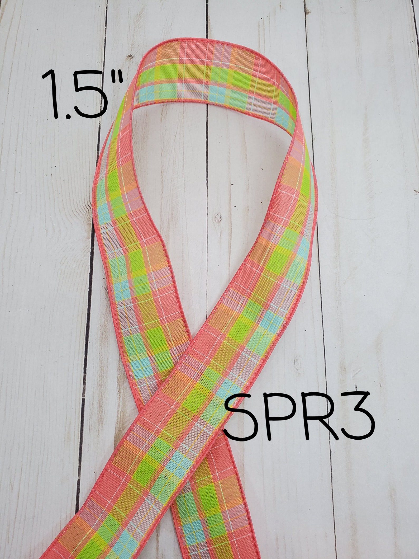 Spring Ribbon Remnants Spring Wired Ribbon Ribbon Remnants - Etsy