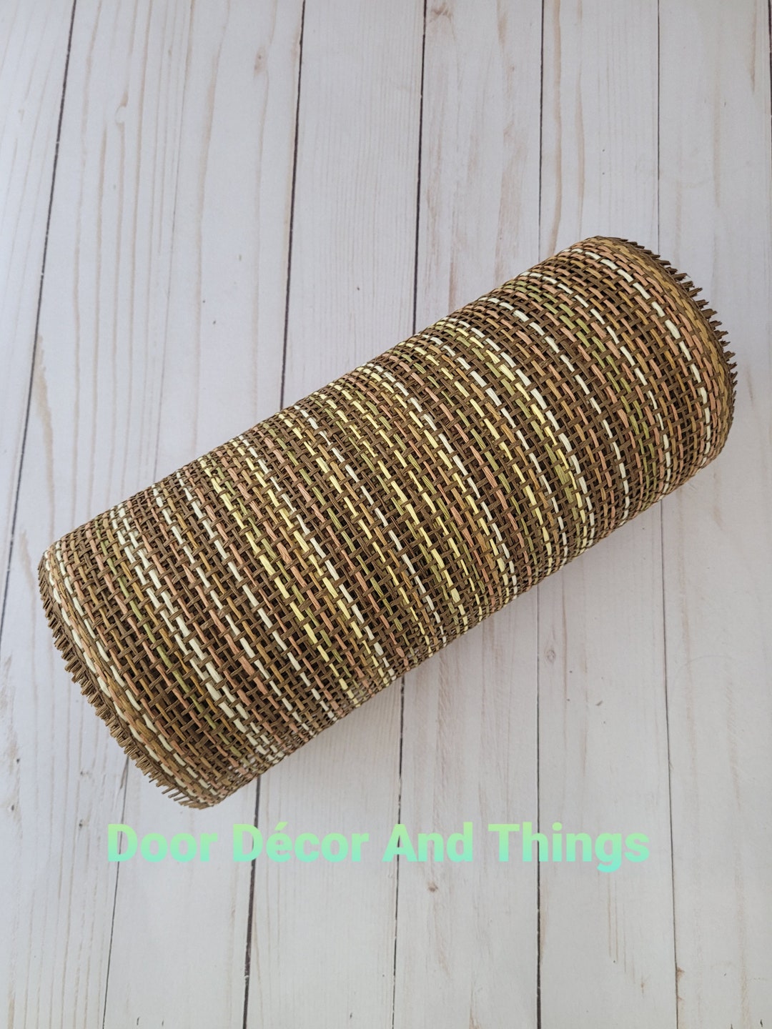 Multi Brown Woven Paper Mesh, Fall Paper Mesh, Brown Paper Mesh 10 Yd ...