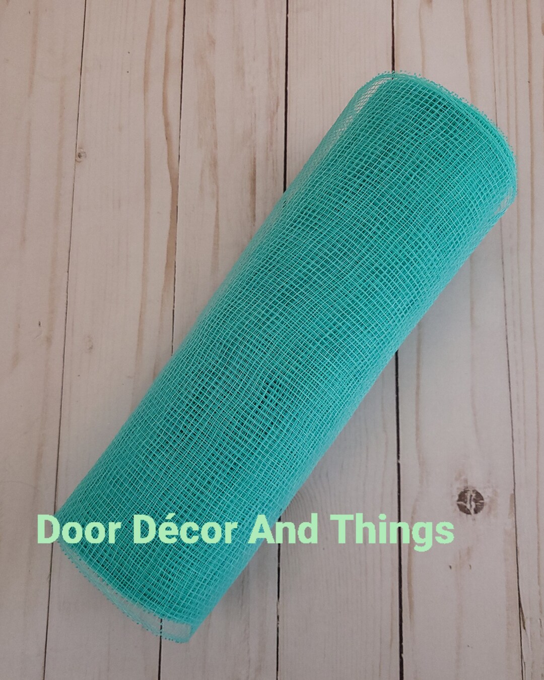 10 Inch X 10 Yard Aqua Blue Deco Mesh, Aqua Blue Poly Mesh - Etsy