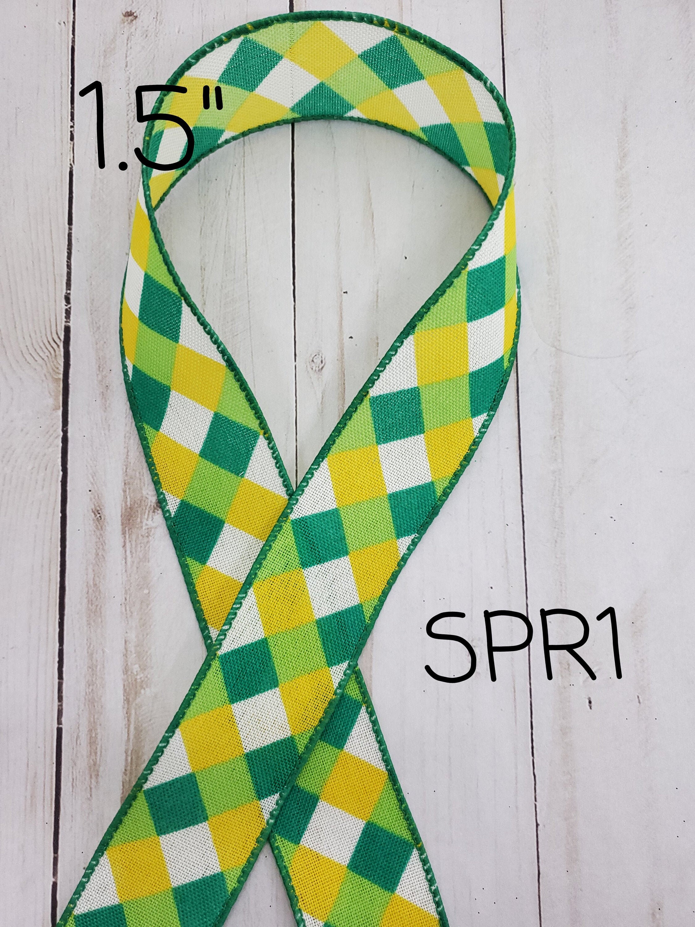 Spring Ribbon Remnants Spring Wired Ribbon Ribbon Remnants - Etsy