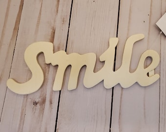 Smile Cutout - Etsy
