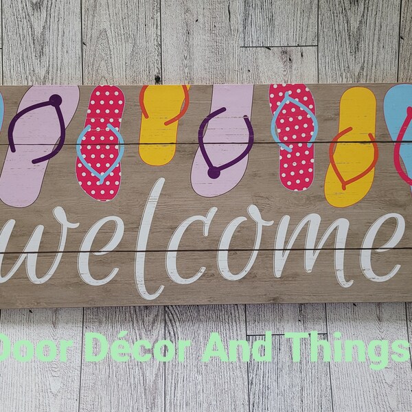 Flip Flop Sign - Etsy