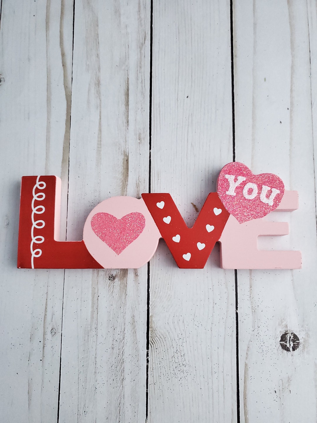 Love Sign, Love Wreath Sign, Table Top Love Sign - Etsy