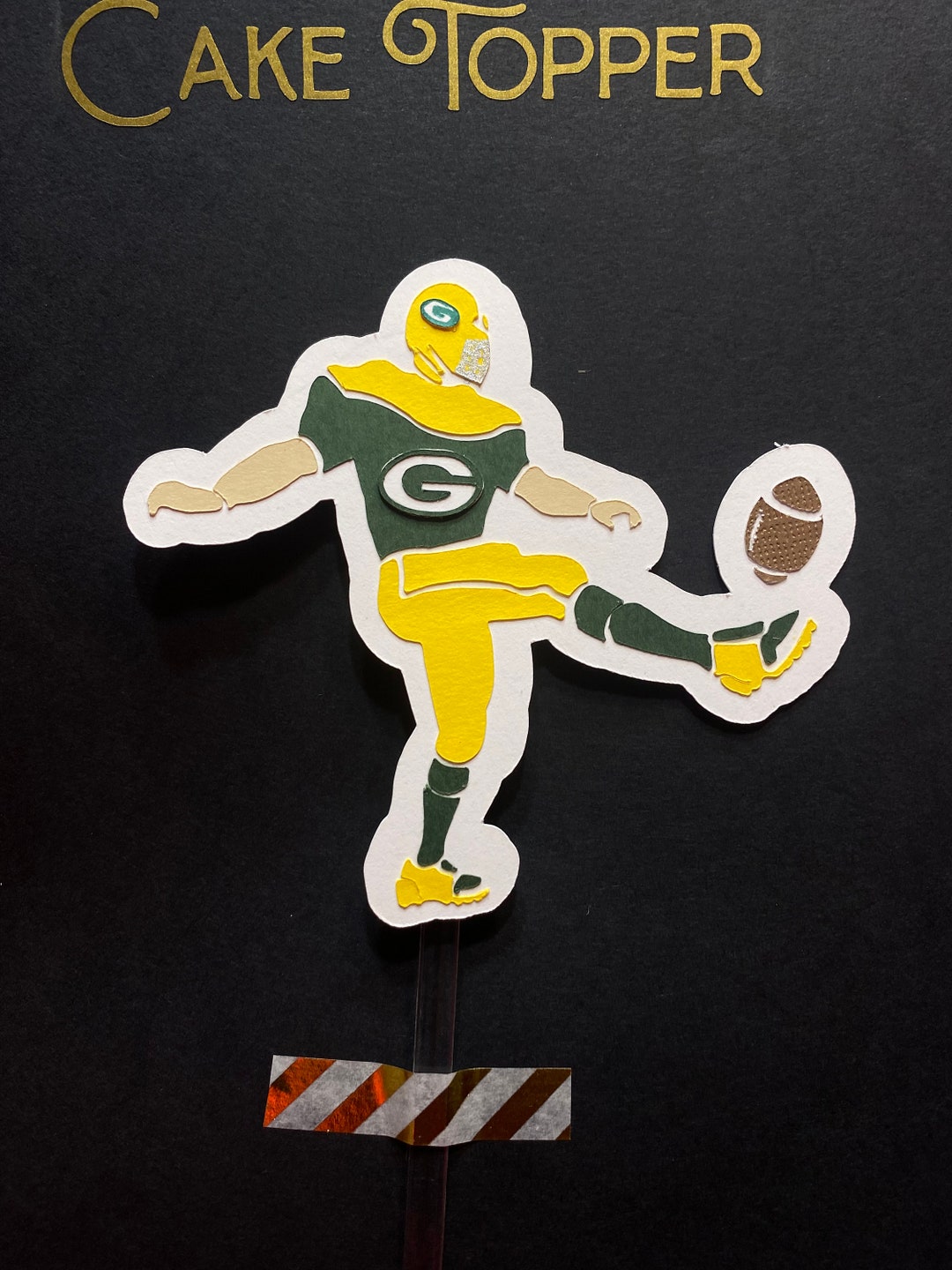 Custom Football Player Cake Topper - Etsy