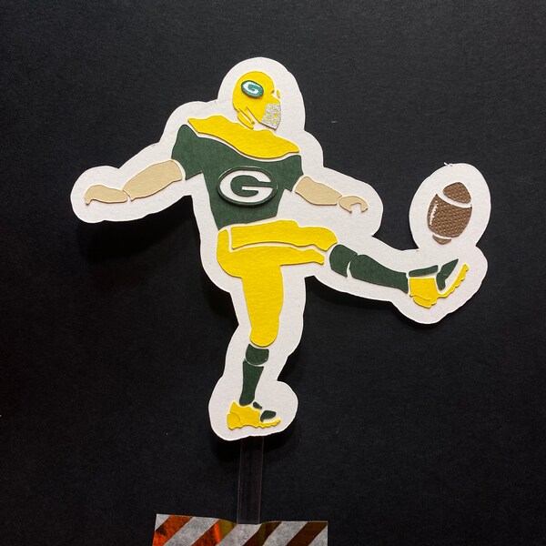 Football Cake Topper - Etsy