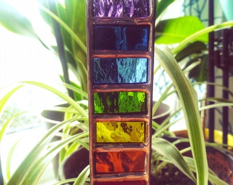 Rainbow stain glass | Etsy