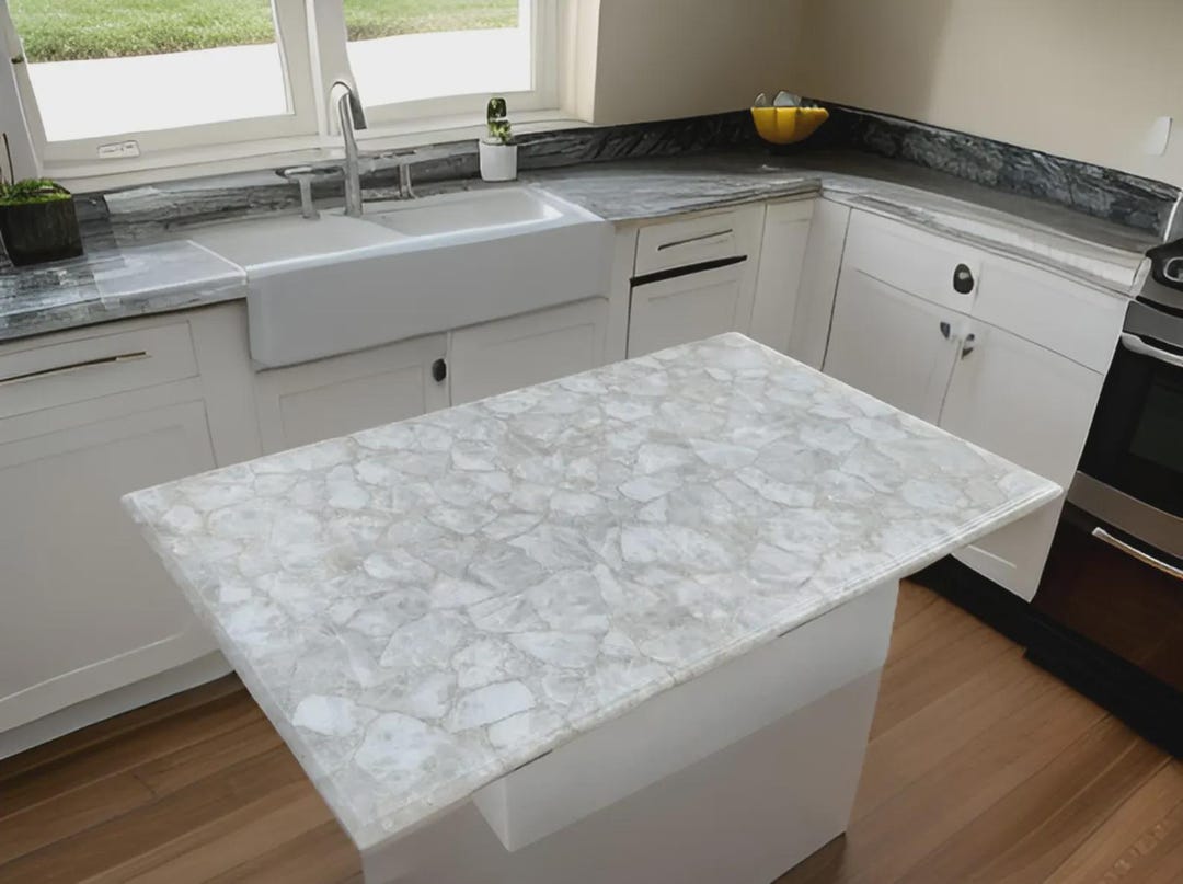 Quartz Countertop for Kitchen, Solid Quartz Dining Furniture, Quartz ...