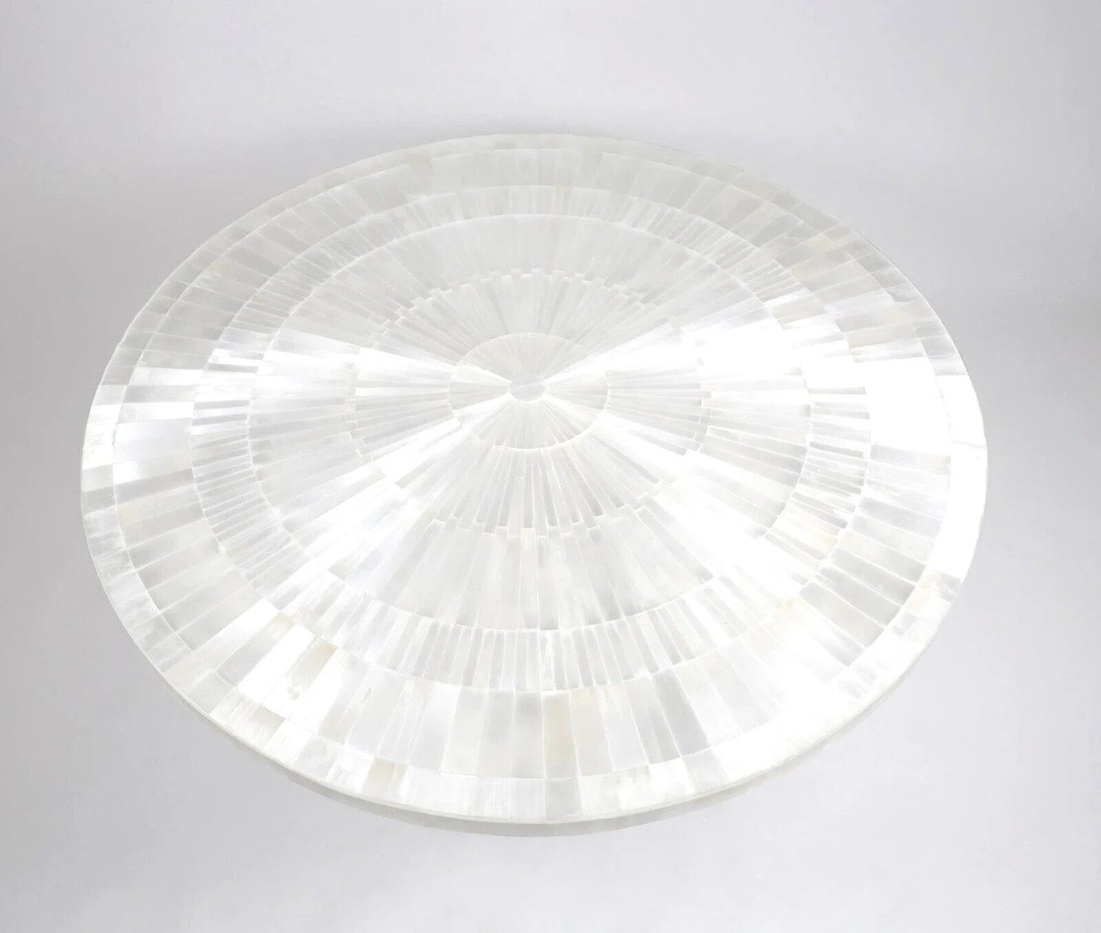 Natural Selenite Stone Crystal Coffee Table, Selenite Living Room Table ...