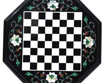 Chess Board Side Table - Etsy