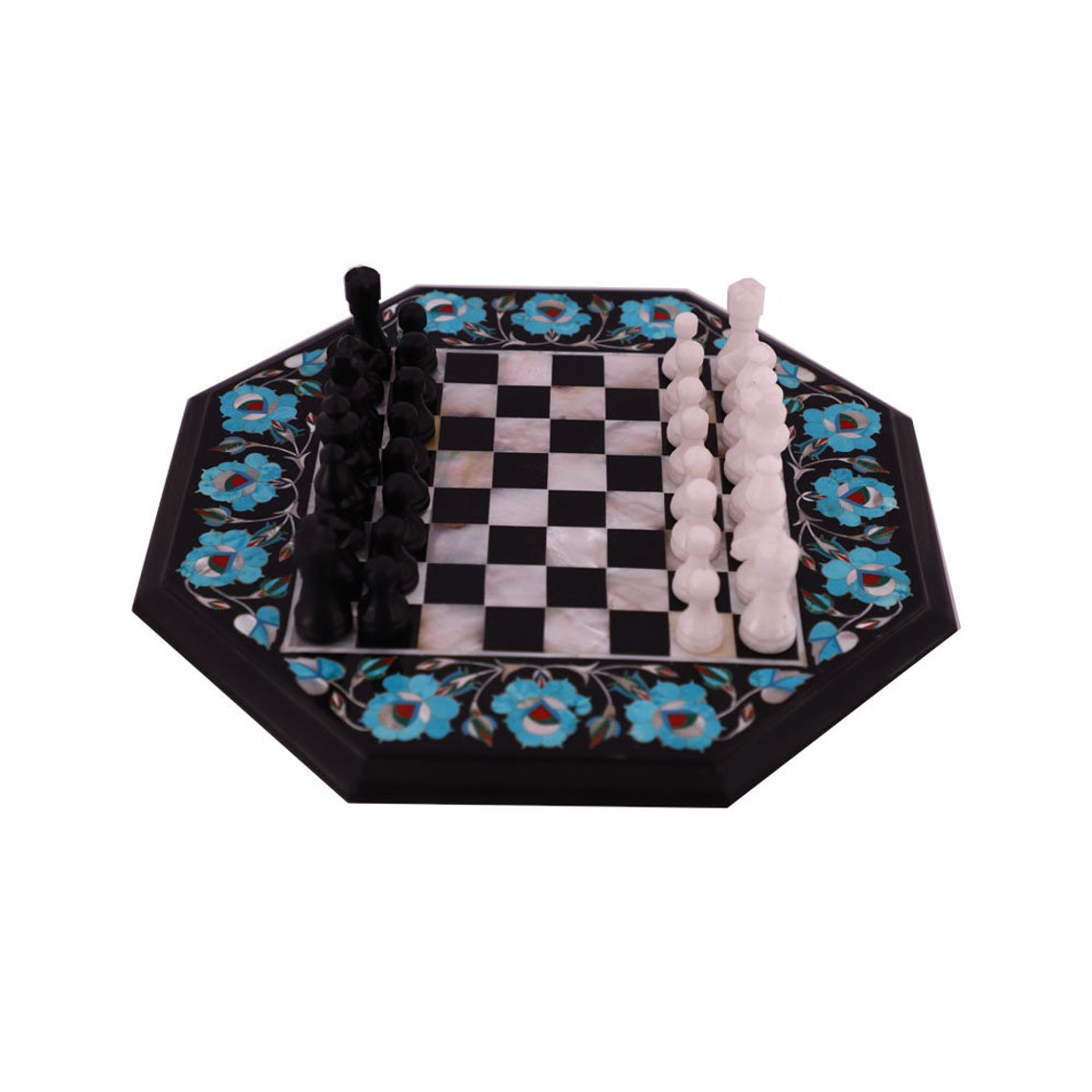 Functional Marble Chess Table, Decorative Marble Chess Board ...