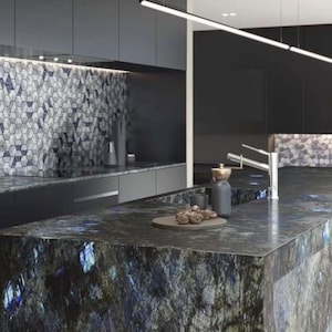 Labradorite Kitchen Island Countertop Slab - Etsy
