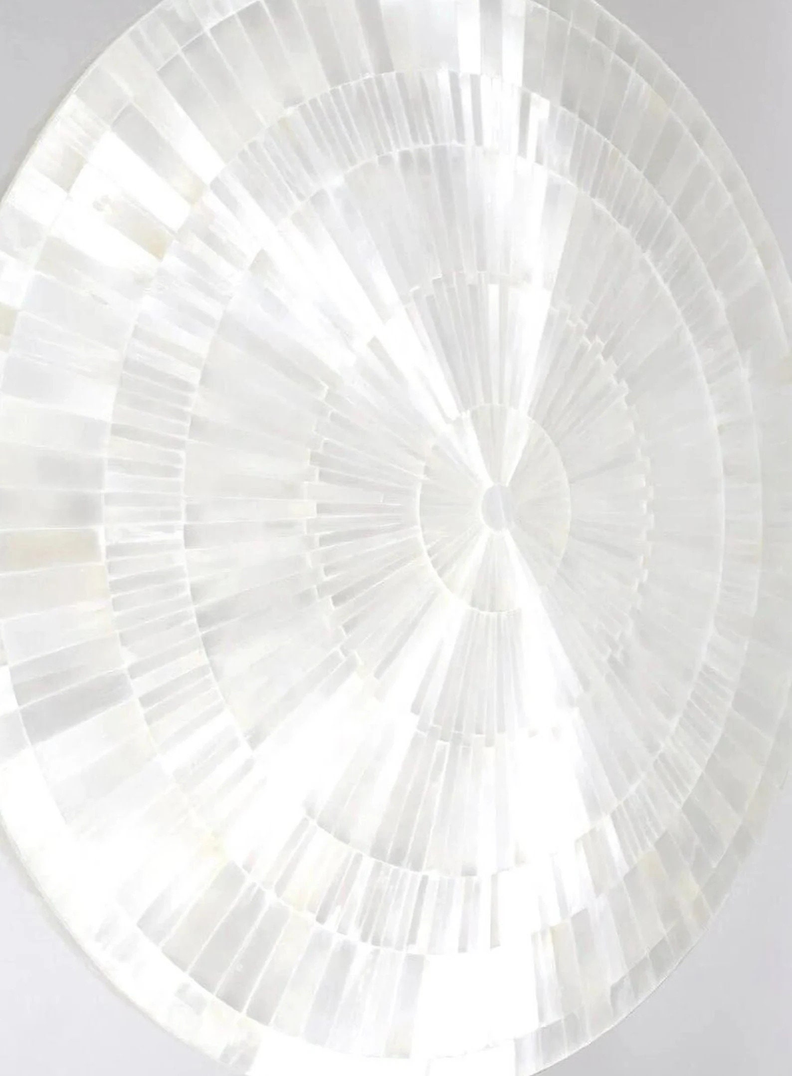 Natural Selenite Stone Crystal Coffee Table, Selenite Living Room Table ...