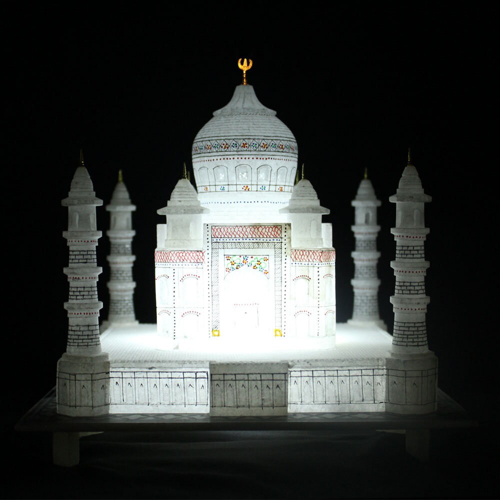 Handmade Taj Mahal Marble Replica, Taj Mahal Replica for Display, Taj ...