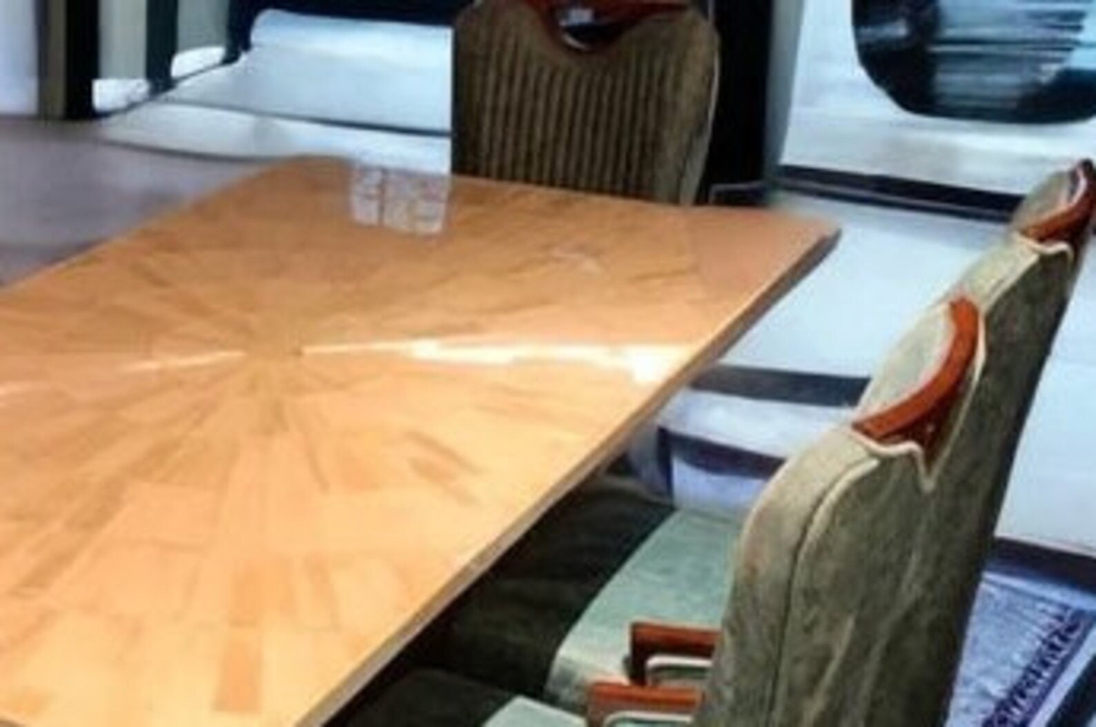 Natural Selenite Slab Dining Table, Unique Selenite Accent Piece ...