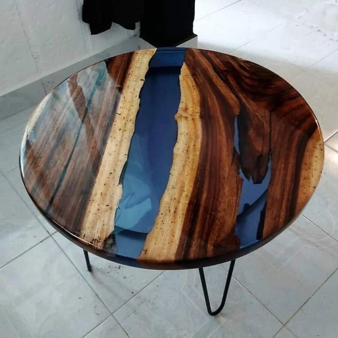 Round Epoxy Table Epoxy Coffee Table Round Coffee Table - Etsy
