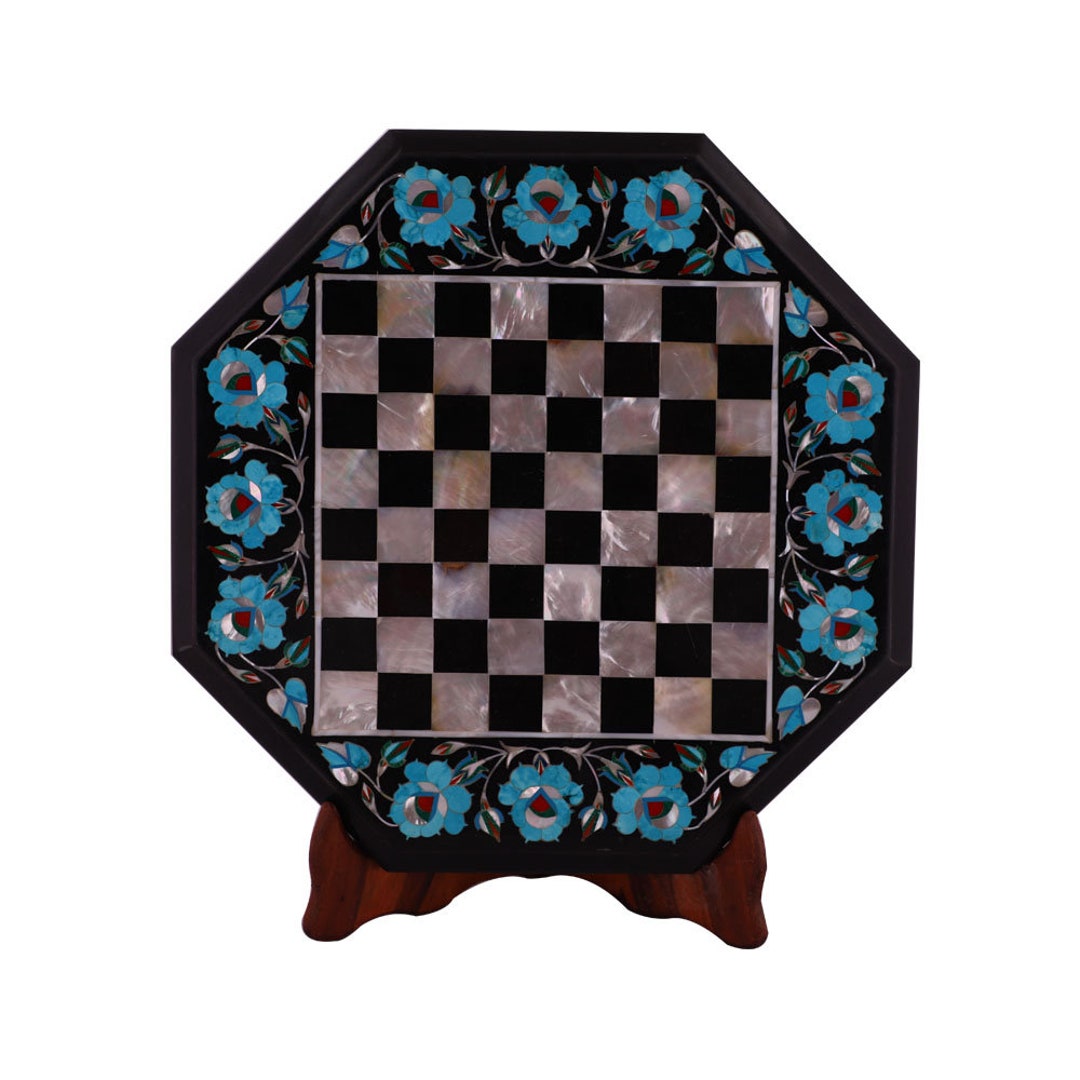 Functional Marble Chess Table, Decorative Marble Chess Board ...