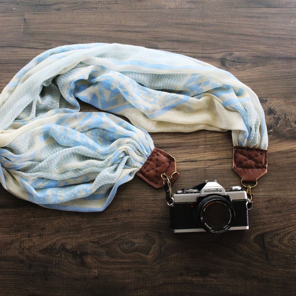Blue Camera Strap - Etsy