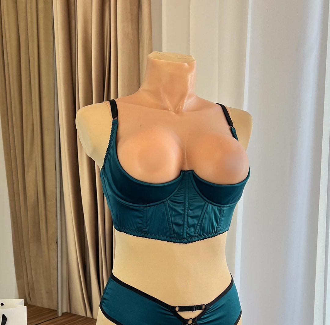 Open Cupless Bra for Large Bust Shelf Bra Open With Support, Corset Bra, Open Cupless Bra Plus ...