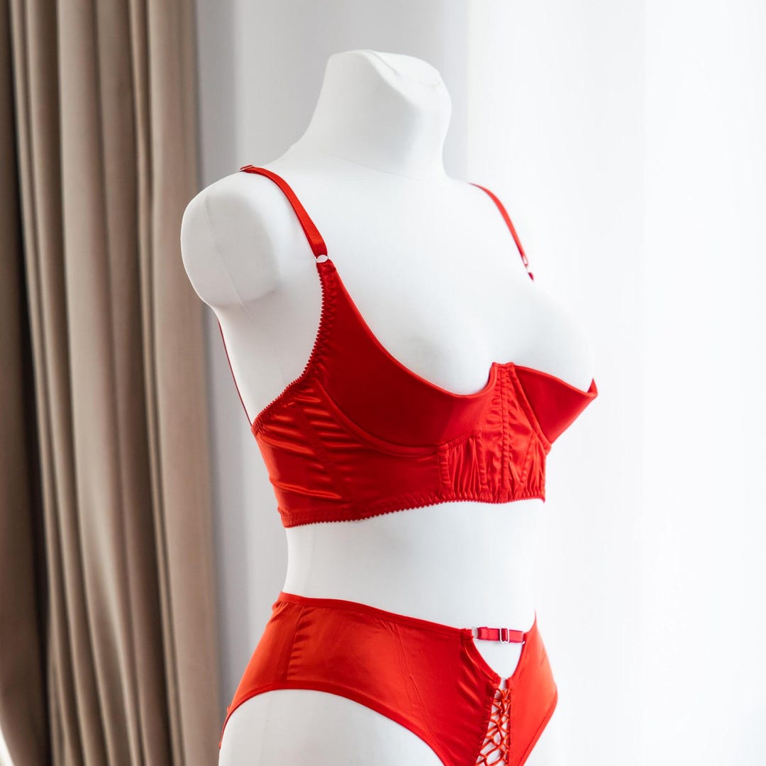 Open Crotched Lingerie, Open Cupless Bra, Shelf Bra Open Support, Shelf Bra for Large Plus Size ...